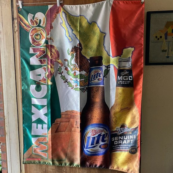 Miller Beer | Accents | 203 Miller Beer Miller Lite Mexicanos Satin ...